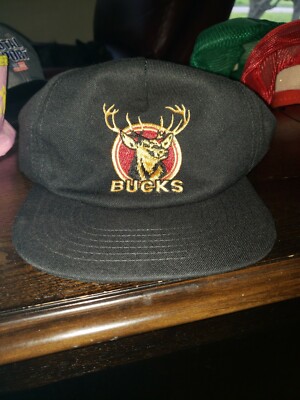 BUCKS CIGARETTES "Buck the System" vintage black snapback / hat -USA ...