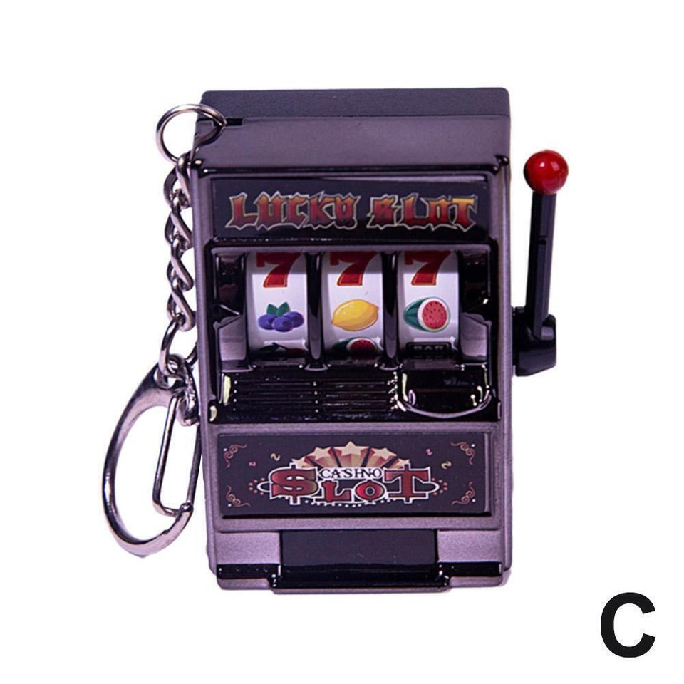 Simple Fashion Fruit Machine Slot Machine Keychain Gift Creative Y9S8 ...