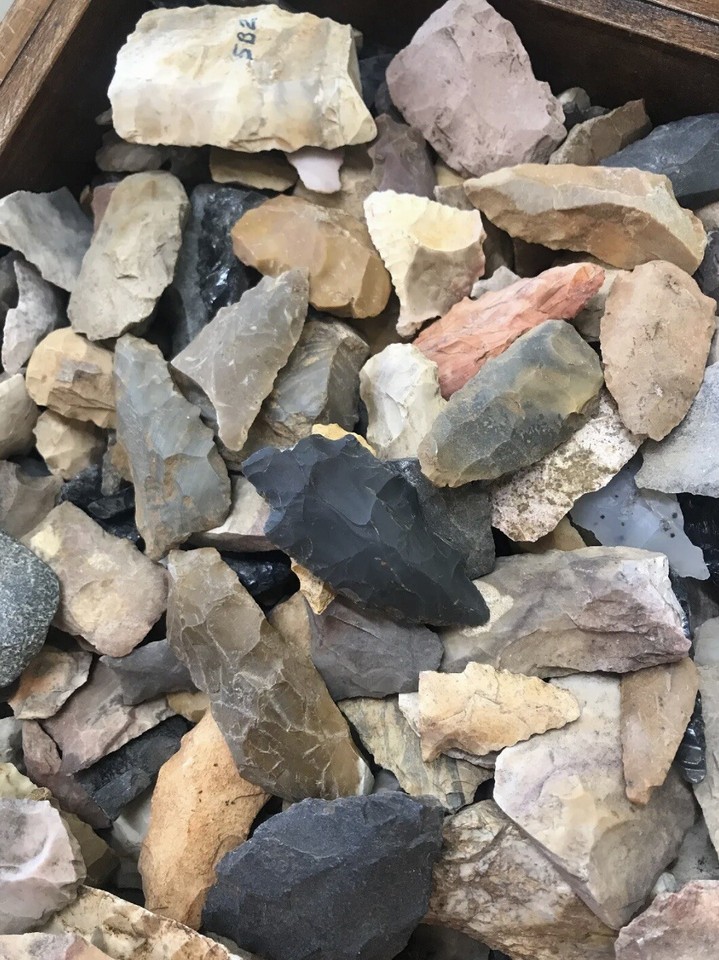 50 PIECE Authentic Ancient Indian Arrowhead Collection Lot Field Grade ...