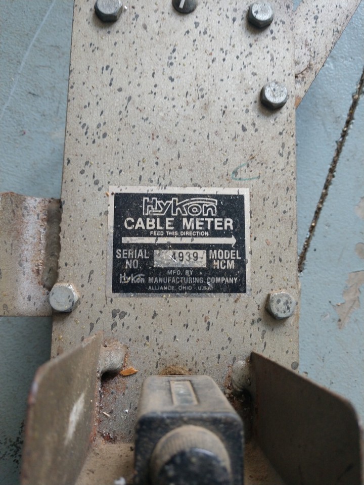 Hykon Model HCM Cable Wire Tubing Meter Counter Measurer | eBay