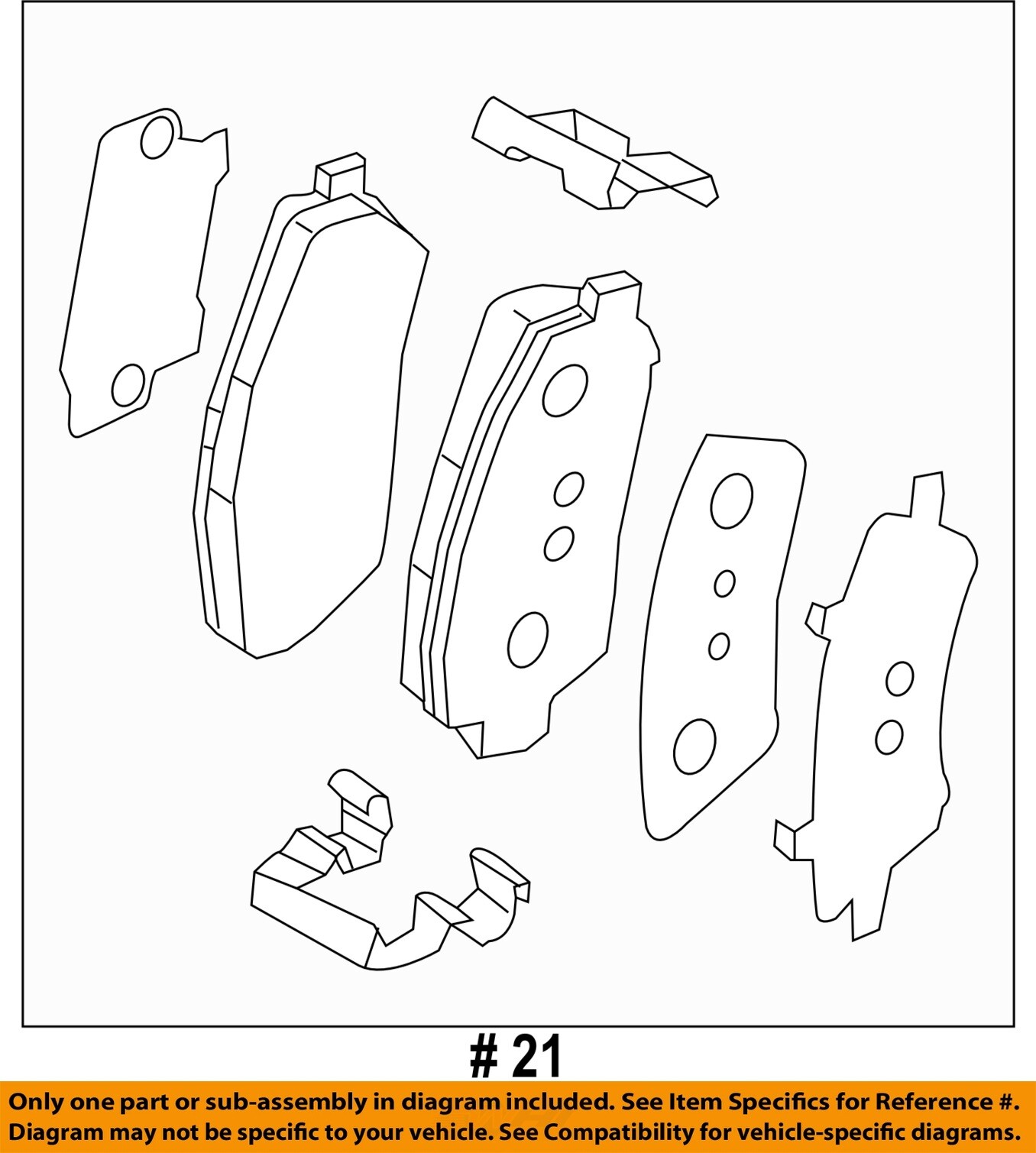 Genuine OEM Front Disc Brake Pad Set for Hyundai 58101D3A11 for sale ...