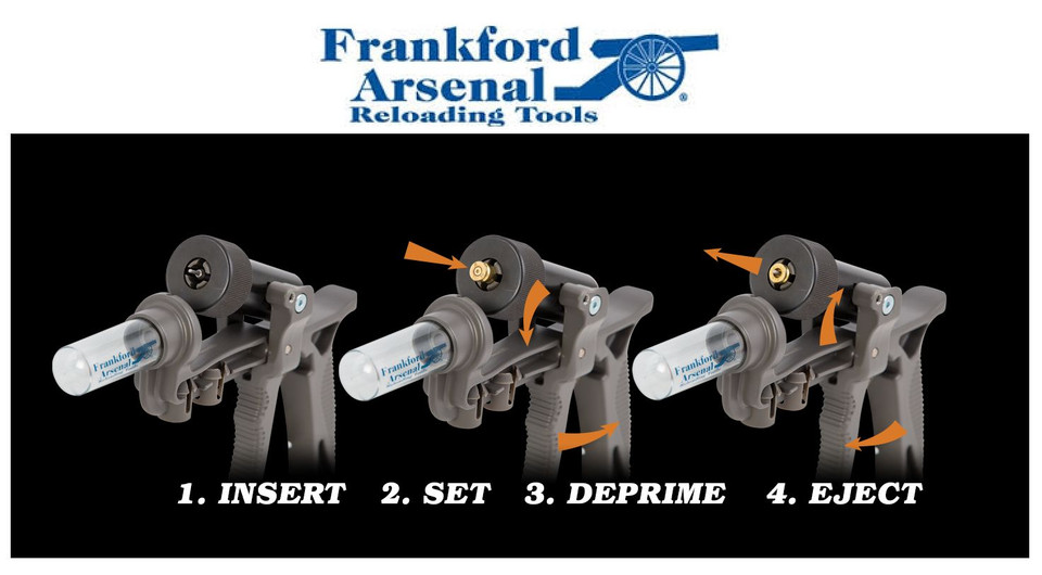 Frankford Hand DePrimer # 909283 Deprime PSTL & RFL from .22 to .338 ...