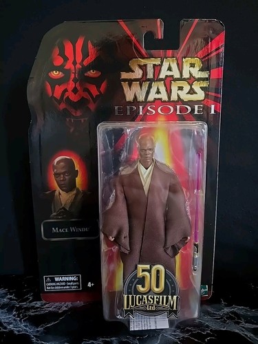 Star Wars Episode I Mace Windu 6" Lucasfilm 50th Anniversary New Ready ...