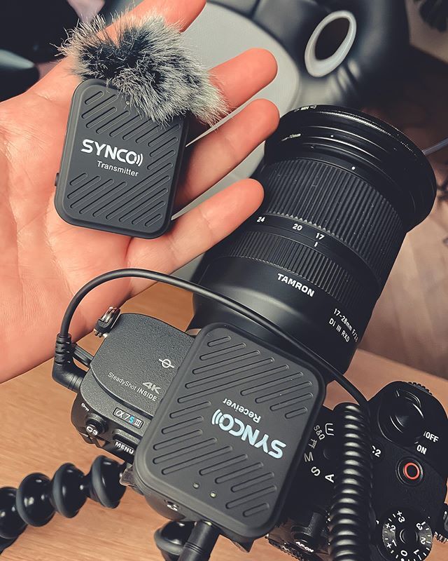 SYNCO G1(A1) 2.4GHz Wireless Lavalier Lapel Microphone Kit For Camera ...