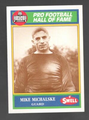 1990 Swell Greats Mike Michalske Green Bay Packers #21 Near Mint or ...