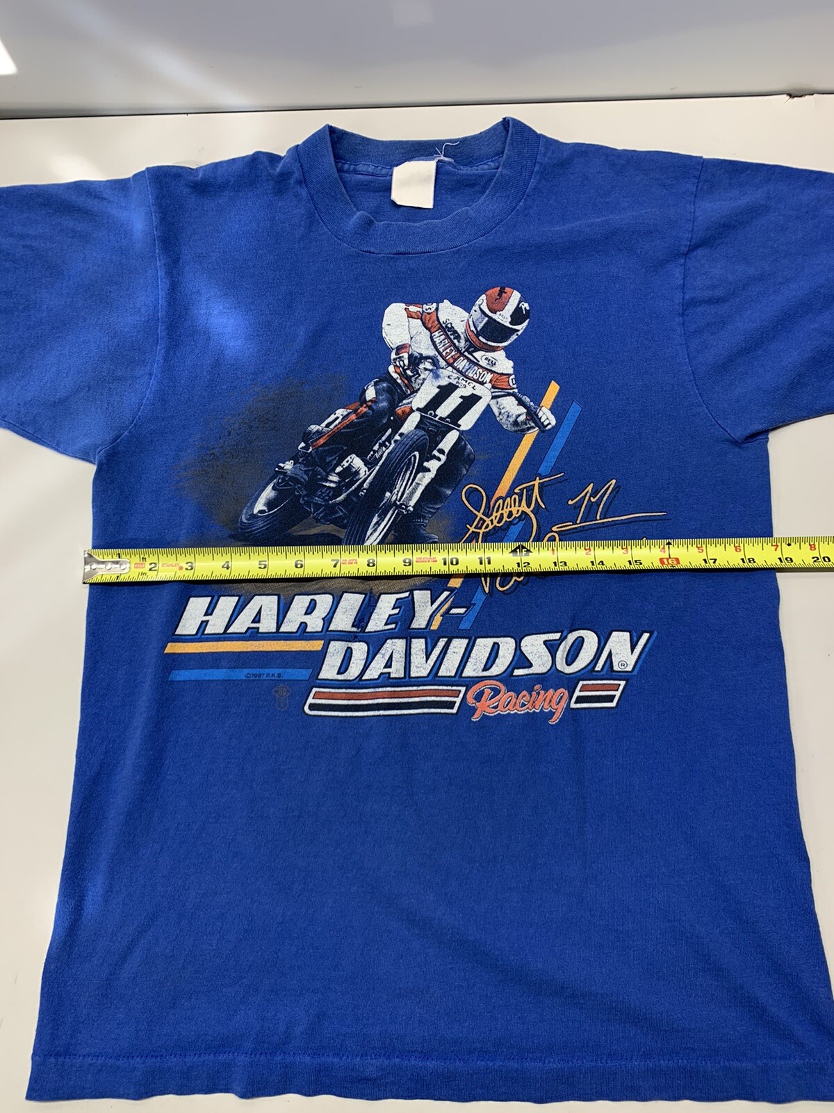 Vintage 1987 Harley Davidson Racing Scott Parker #11 … - Gem
