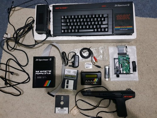 Sinclair ZX Spectrum +3 +3e ROM 2GB IDE Audio Mod Fix Gotek Disk Drive ...