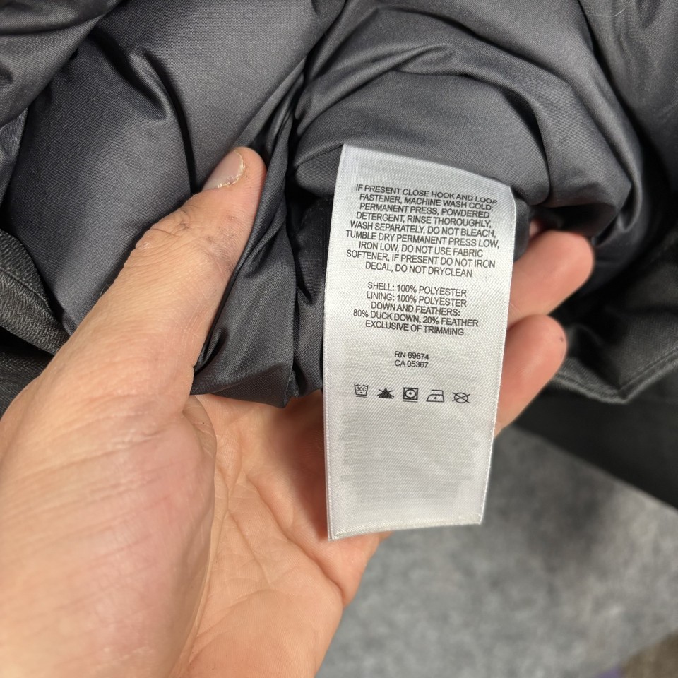 Mountain Hardwear Dry Q Jacket Men's Medium Duck Down Parka Gray Ski ...