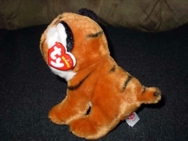 Ty Beanie Boos 2015 VelveTY : TIGGS Baby Bengal Tiger Plush 6" Glitter ...