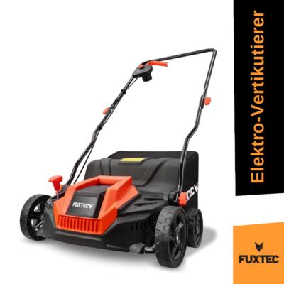 FUXTEC Elektro-Vertikutierer, Rasenlüfter 32 cm Arbeitsbreite, 40 L ...