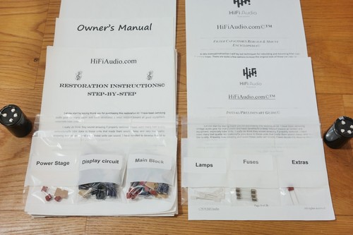 Phase Linear 400 amplifier rebuild restoration recap service kit fix ...