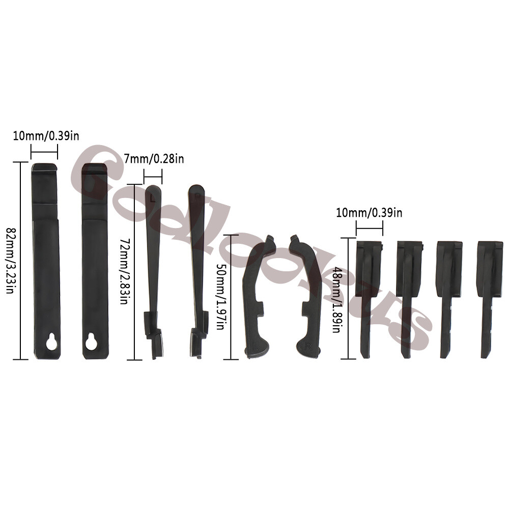 10 x Sunroof Sun Visor Bracket Clip Repair Kit Fits 2006-2018 BMW X5 ...