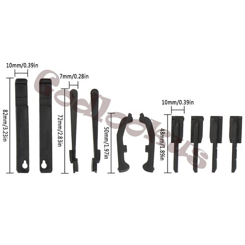 10 x Sunroof Sun Visor Bracket Clip Repair Kit Fits 2006-2018 BMW X5 ...