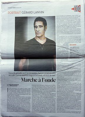 Journal LIBERATION 2014: Interview GERARD LANVIN_ANN SOREL | eBay