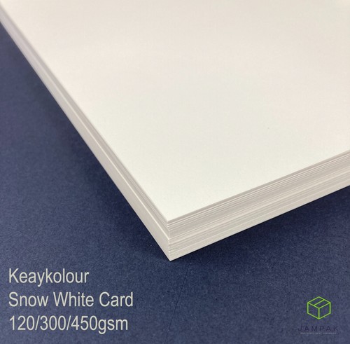 Snow White Ivory Card 120g 250g 300g 450gsm A4, A5 Arts&Crafts ...