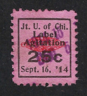 Union Stamp from Chicago dated September 1914 - 25 Cent | eBay