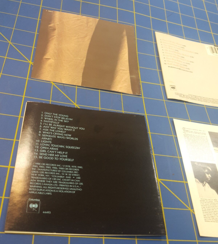 CD Covers, Inserts, Booklets Only Don Henley Janis Joplin Iron Butter ...