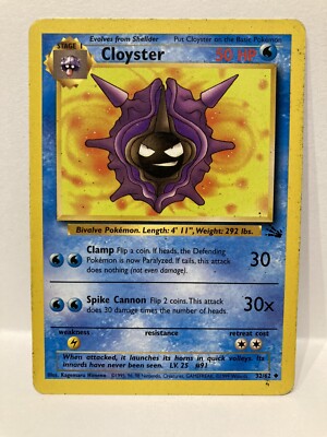 Cloyster 32/62 Non Holo Team Pokémon Card Nintendo GAMEFREAK Wizards | eBay