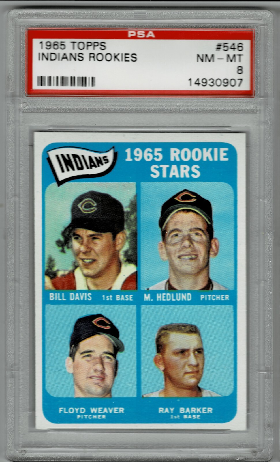 1965 Topps - High # #546 Mike Hedlund, Floyd Weaver, Bill Davis (RC ...