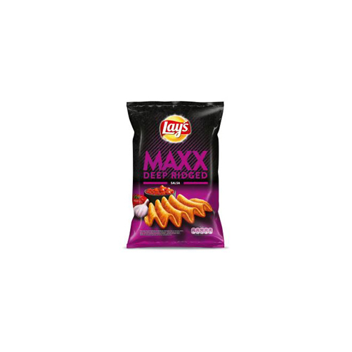 LAYS MAXX Deep Ridged Chips Crisps SALSA / DILL / KEBAB / CHEESE ONION ...