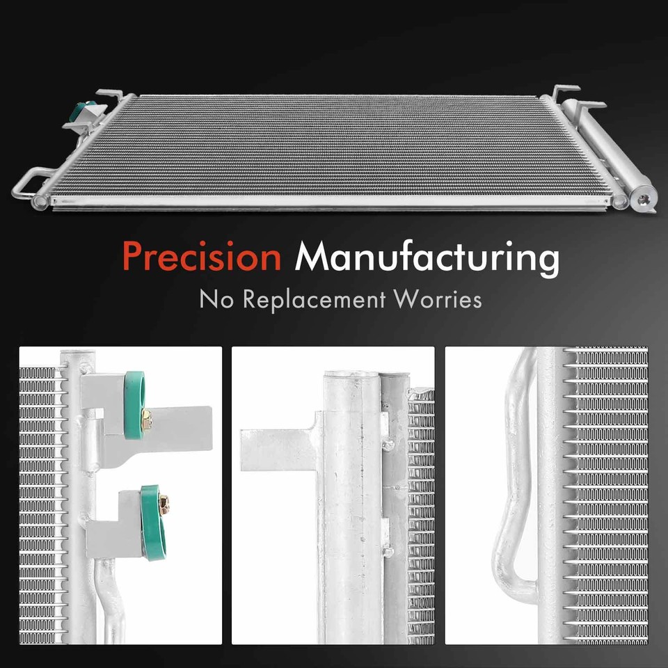 A/C Condenser w/ Receiver Drier & Bracket for Volkswagen Tiguan Golf ...