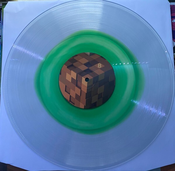 C418 Minecraft Volume Alpha CLEAR & GREEN VINYL LP video game ...