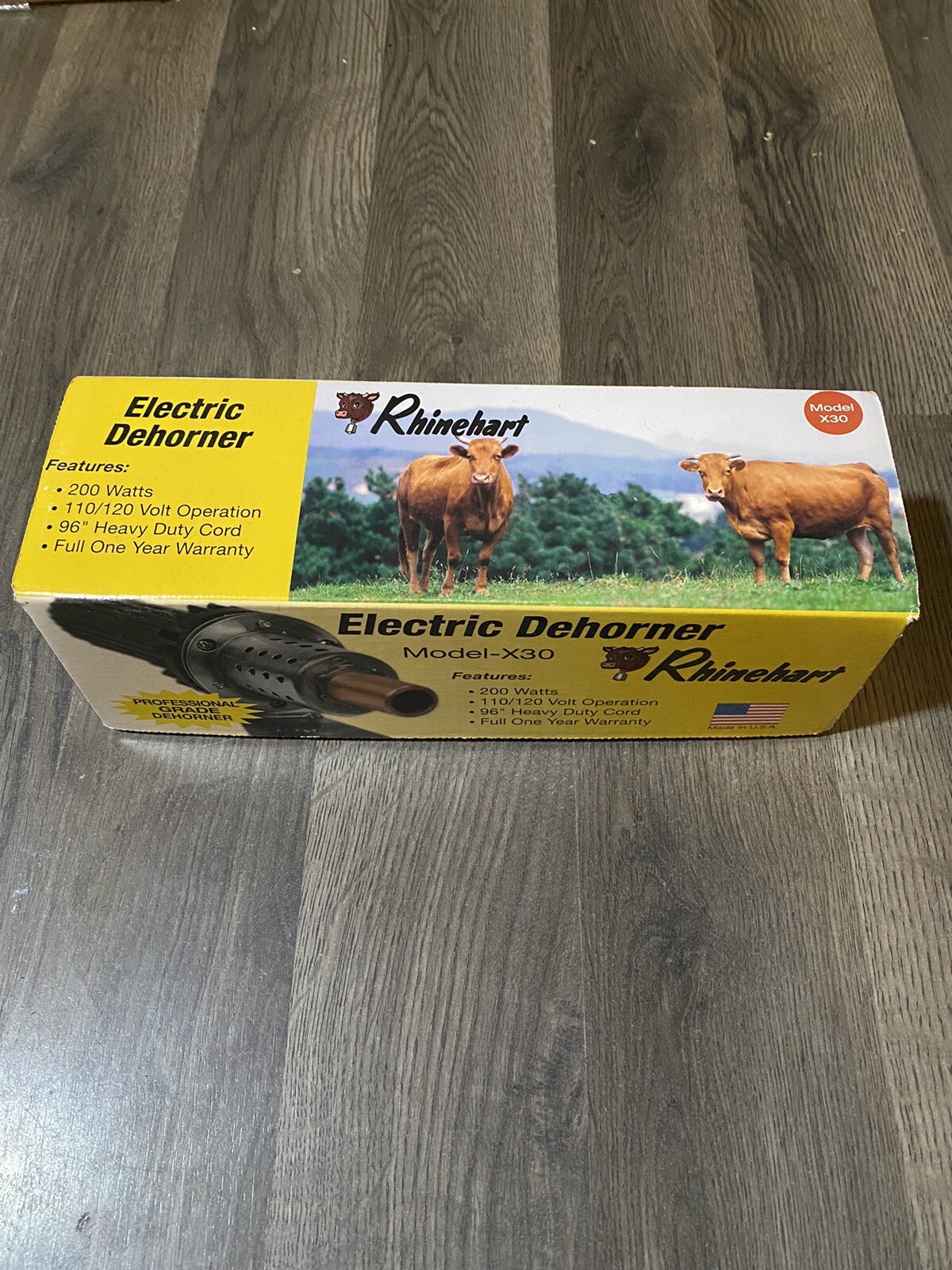 Rhinehart X-30 Electric Cattle Calf Goat Dehorner 1/2 Inch Tip - Unused ...