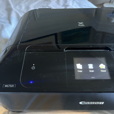 Canon Pixma MG7520 All-In-One Inkjet Printer w/ Power Cord 13803240115 ...