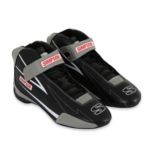 Simpson Racing SC105G Supercoil Driving Shoes Black/Grey - Size 10.5 | eBay