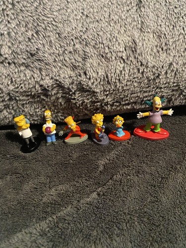 The Simpsons Figure Lot Bart Homer Kristy Moe Lisa Maggie Devil | eBay