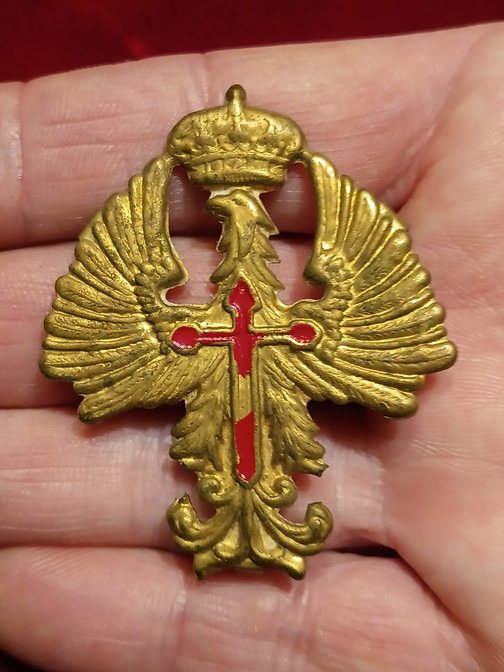 WW2 Spanish Civil War Franco Cap Helmet Insignia & Uniform Neck Tie Bar ...