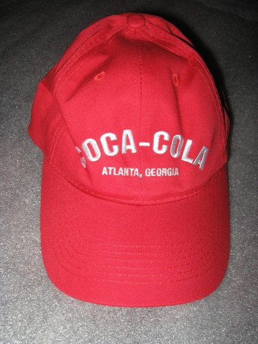 Coca Cola Coke Atlanta Georgia USA Soda Pop Embroidered Red Baseball ...