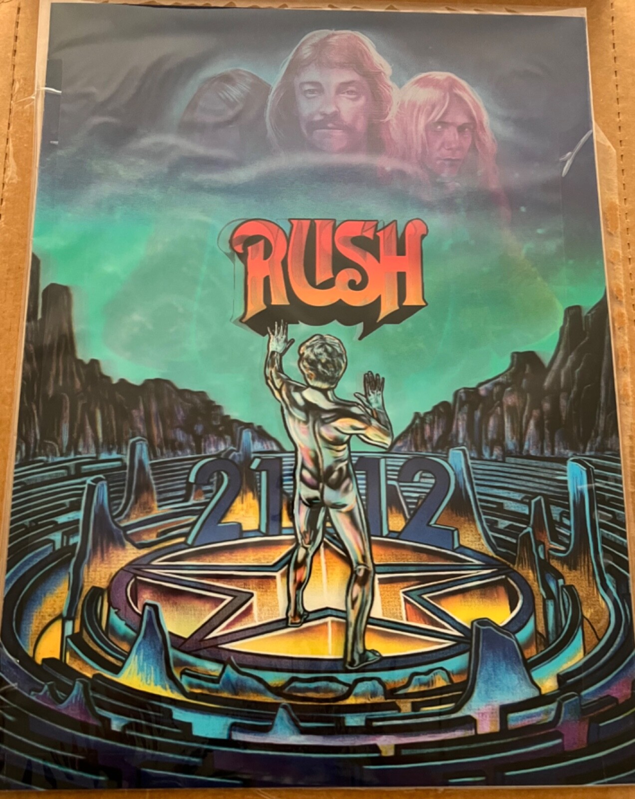 RUSH 2112 ORACLE THE DREAM 3D LENTICULAR POSTER 3 IMAGE FLIP CUYLER ...