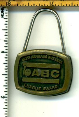 ABC Bowling Most Improved Average Key Chain | eBay