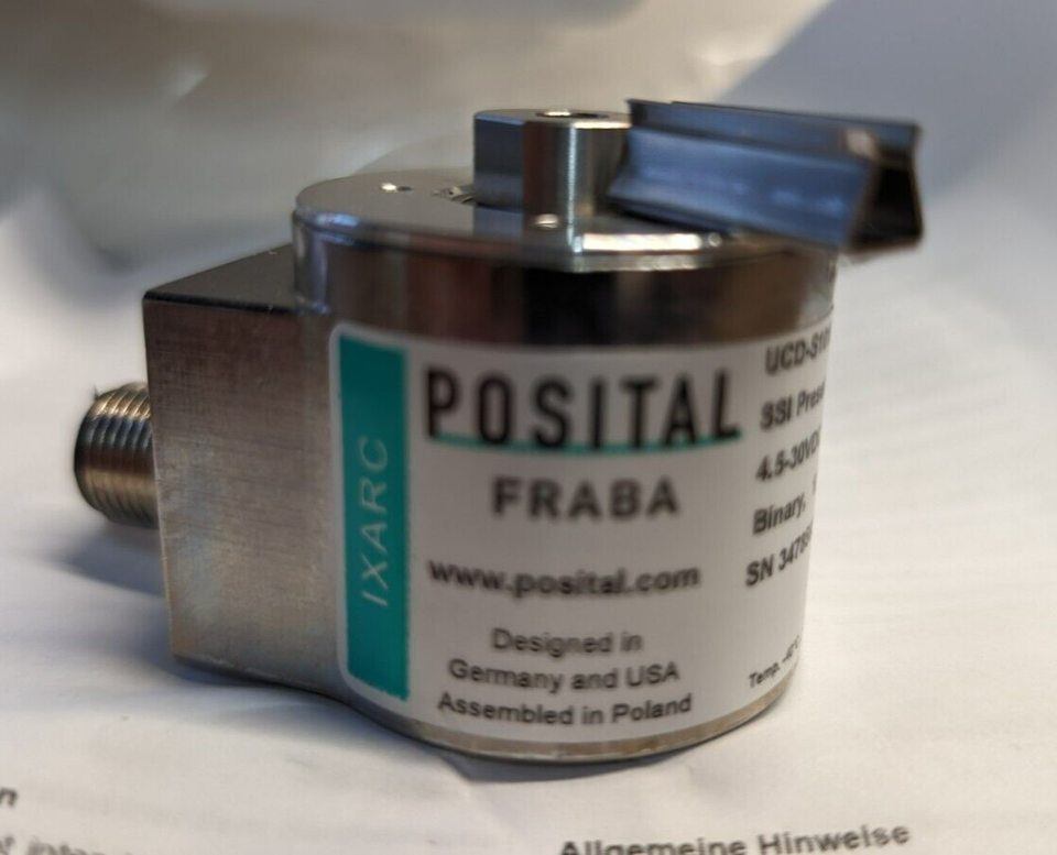 IXARC Absolute Rotary Encoder POSITAL Encoder UCD-S101B-1212-021A-PRQ ...