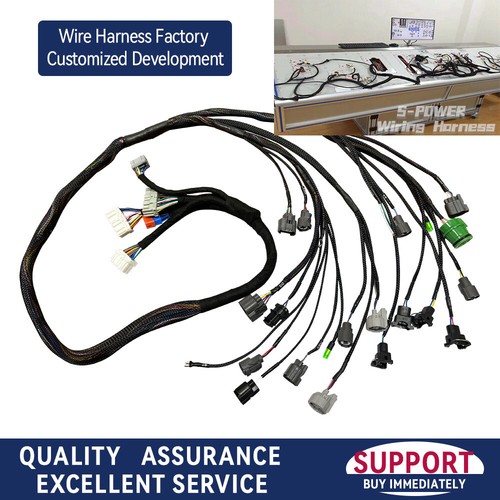 CNCH-OBD1-1 Budget D&B Series Tucked Engine Harness For Civic Integra ...