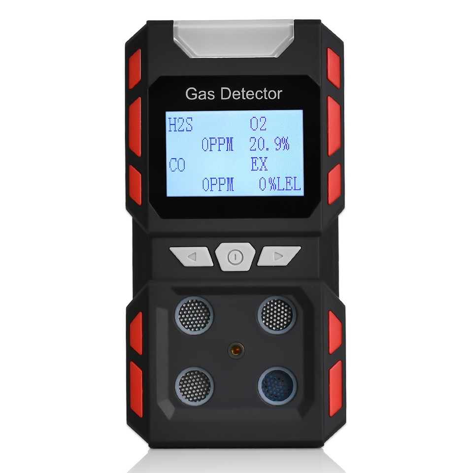 4 in 1 Gas Detectors Meter Oxygen O2 Carbon Monoxide/ CO Ex Combustible ...