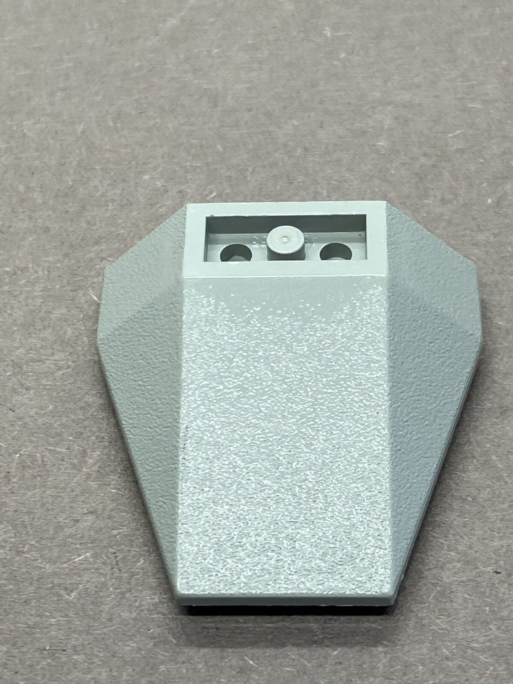 Lego Part 4855 4x4 Triple Inverted Slope (1pc)- Old Light Gray Vintage ...