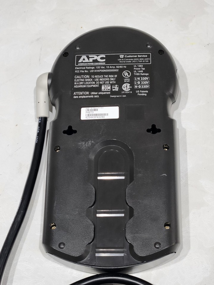 APC SurgeArrest Home/Office Surge Protector - 8 Outlets + Phone/Modem ...