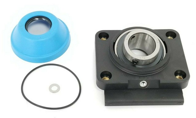 SNR UC207G2 Fj7 Bearing Insert W/ BRG Metric 4-bolt Flange 35mm Bore ...