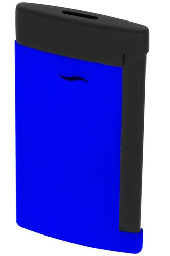 S.T. DUPONT Lighter Slim 7 Blue/Black 027771 3597390298706 | eBay UK