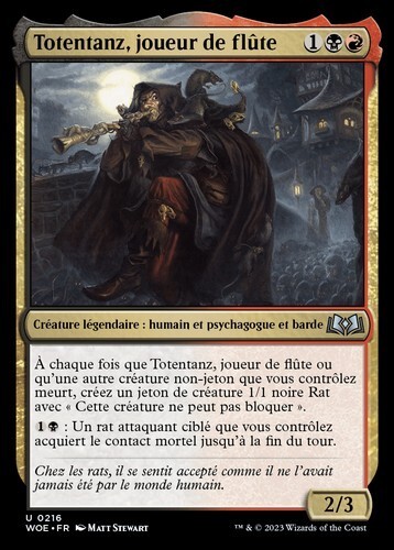 totentanz joueur de flute X4 U les friches d'eldraine | eBay