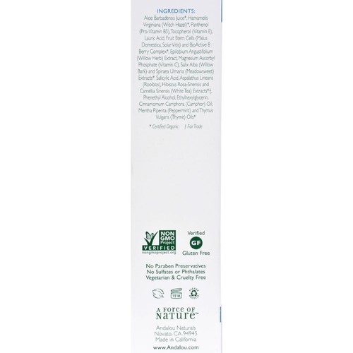 Andalou Naturals Clarifying Aloe plus Willow Bark Pore Minimizer 6 fl ...