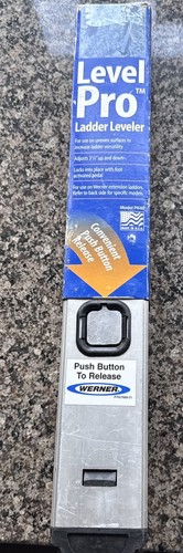 Werner Level Pro Ladder Leveler Model PK40 with Push Button Release NEW ...