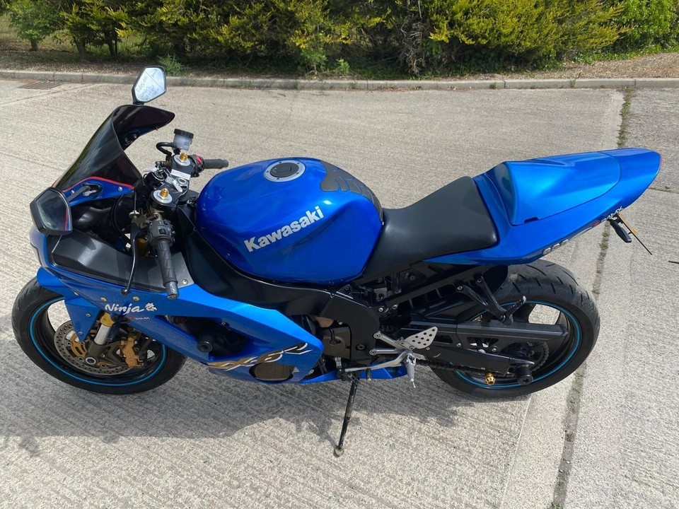 2003 53 KAWASAKI ZX6R B1H ZX 636 NINJA BLUE SPORTS 600 ZX636 ZX600R ...