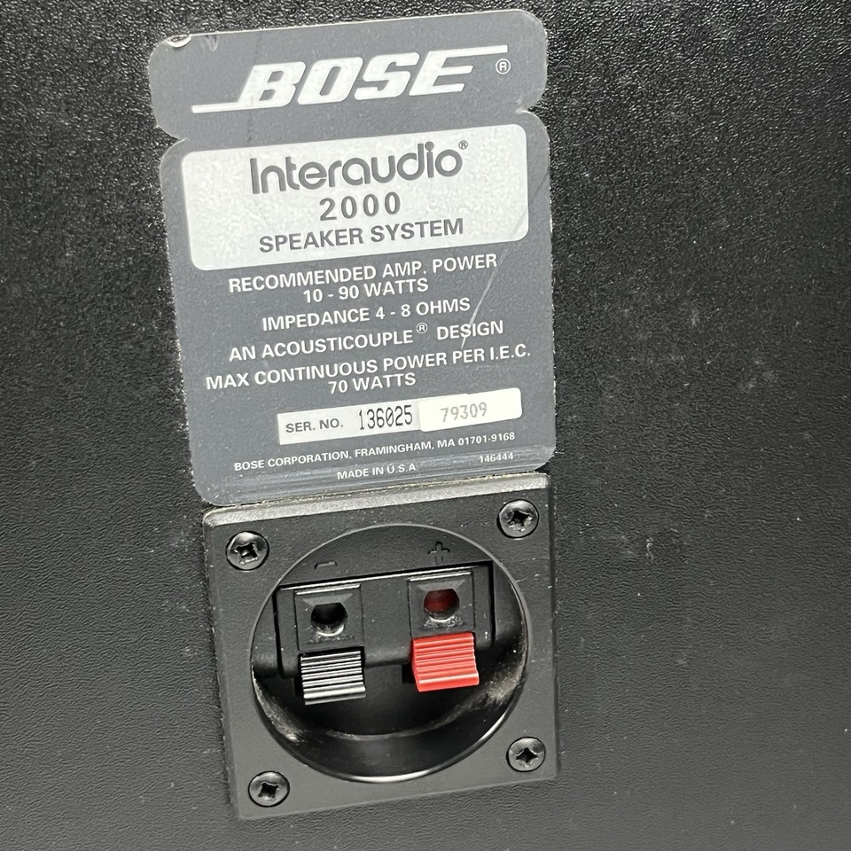 2x BOSE Interaudio SA-2000 Speakers Pair Tested Works | eBay