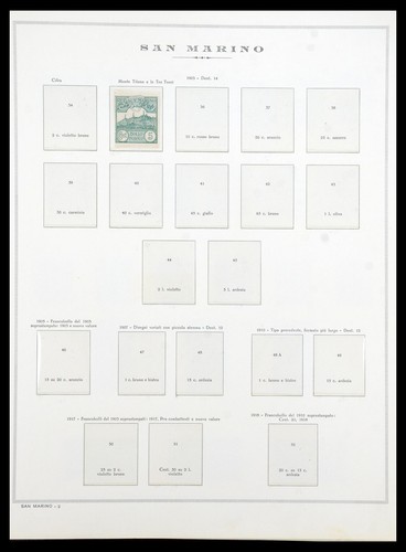SAN MARINO 1919-1959 MNH MH Used in Marini Album w/ Slipcase Stamp ...