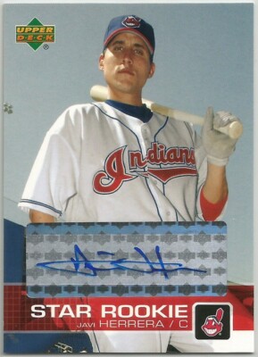 2003 Upper Deck Prospect Premieres ~ JAVI HERRERA Star Rookie Auto P36 ...