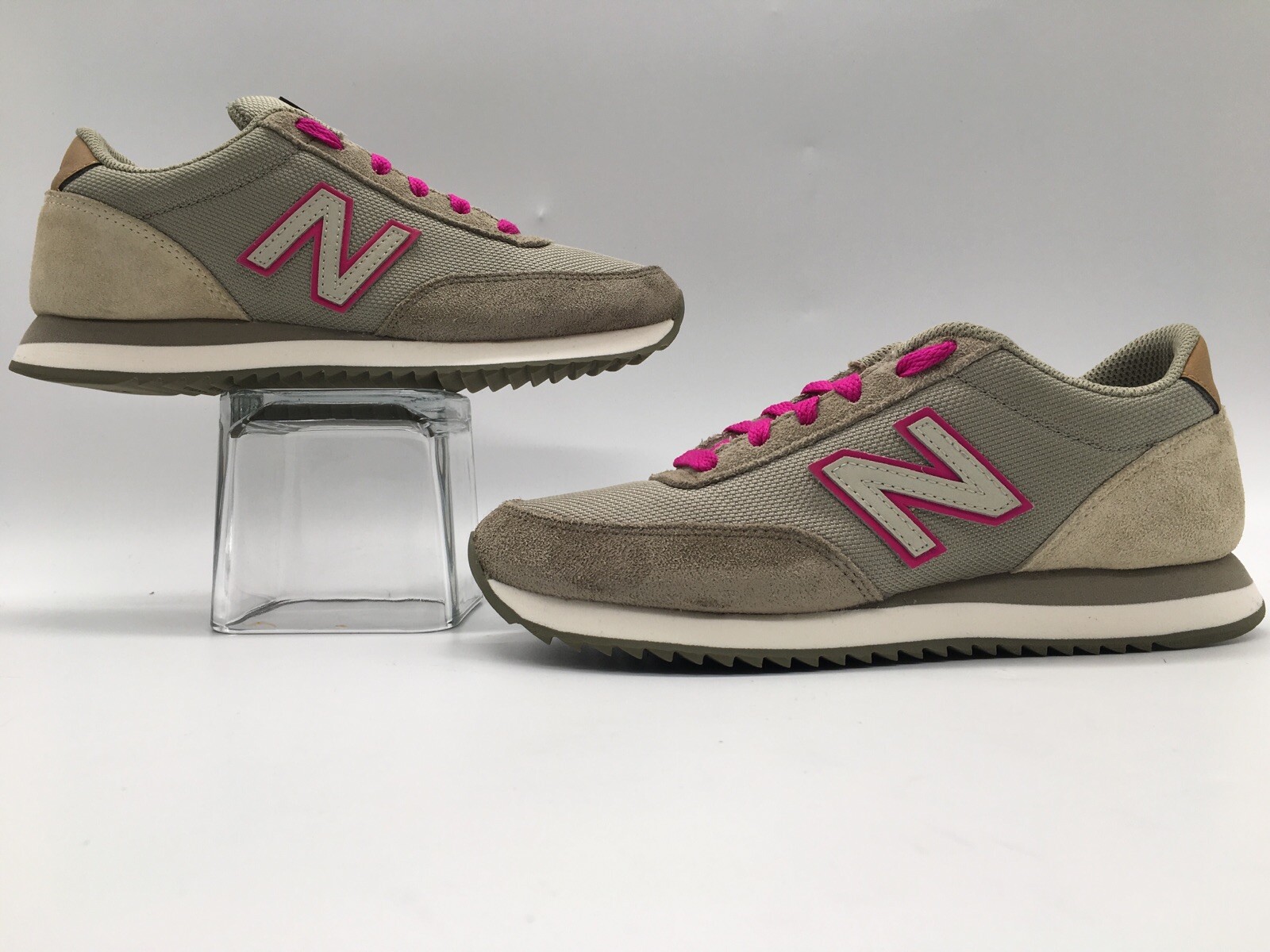 Women's Taupe New Balance 501 Classic Sneaker Shoe Si… - Gem