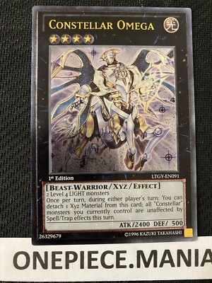 Card Yu-Gi-Oh! Constellar Omega LTGY-EN091 1st Ultimate Rare | eBay
